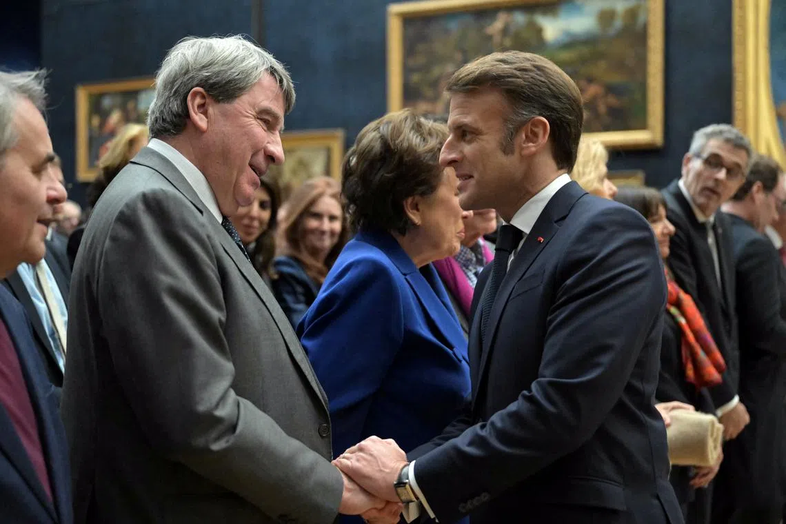 France's Macron announces renovation to expand capacity of Louvre ...