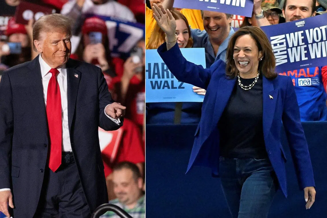 Harris, Trump race to the tape as US presidential election heads to ...