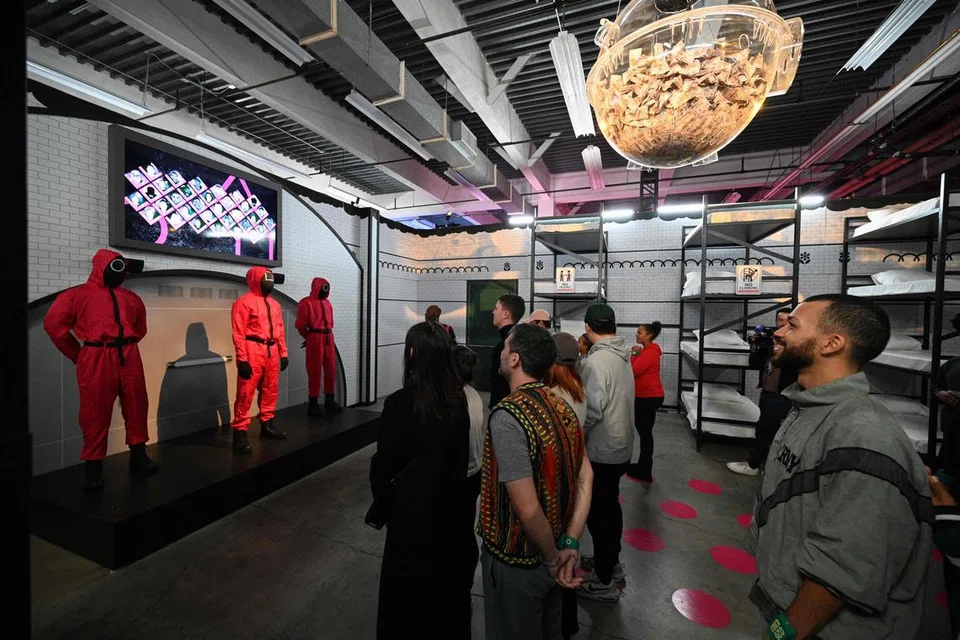 Interactive Squid Game challenge tests fans in LA | The Straits Times