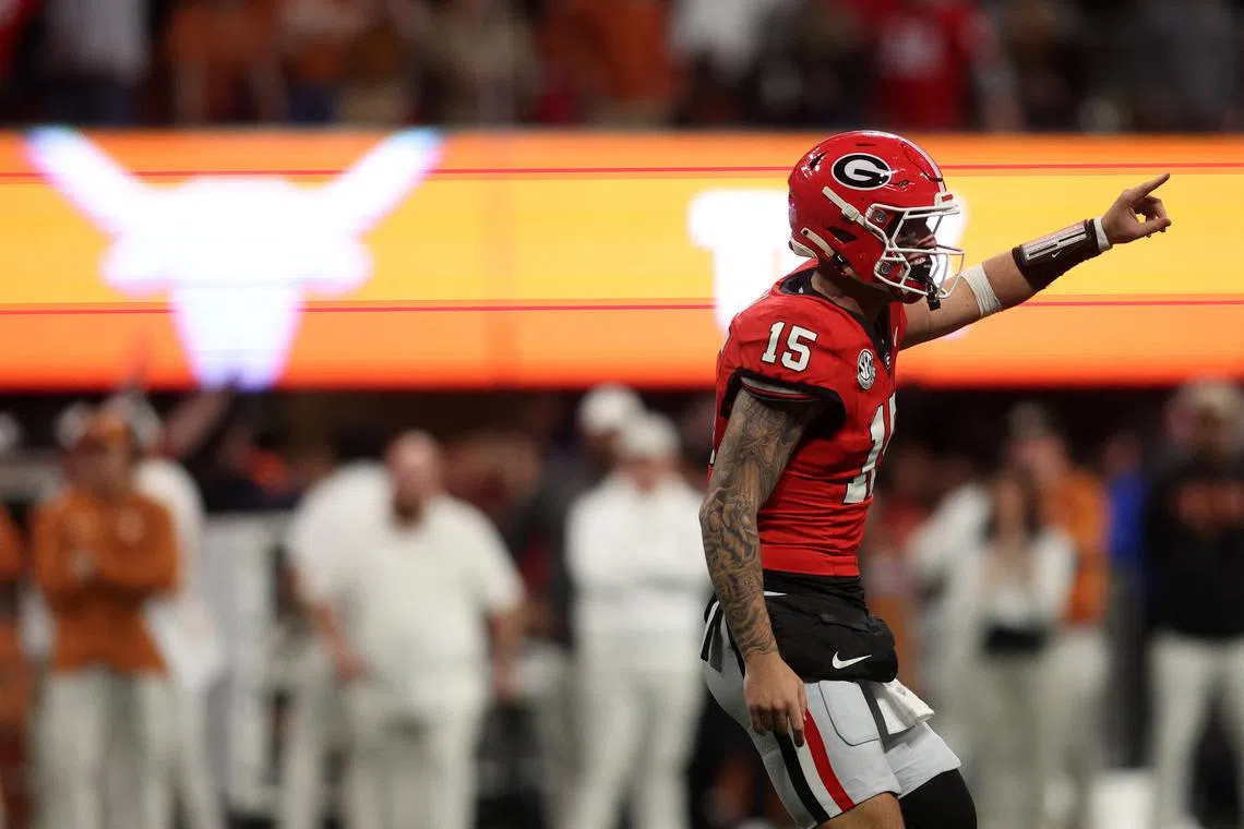 Georgia QB Carson Beck to try elbow treatment; P Brett Thorson out for ...