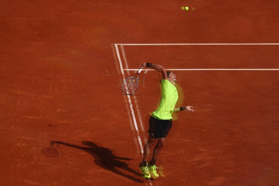 Zverev sees off Cobolli to reach French Open fourth round as usual | The Straits Times