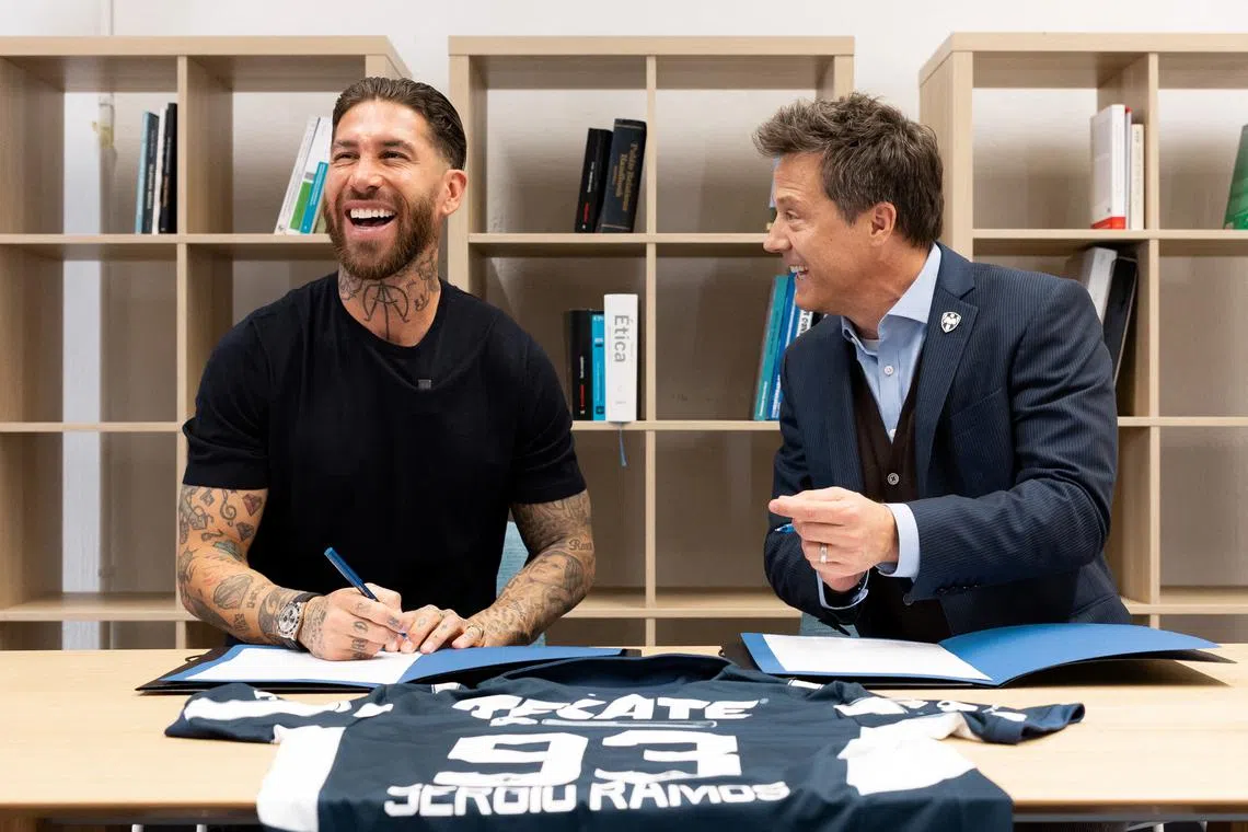 Spanish veteran Sergio Ramos signs one-year deal with Mexican club ...