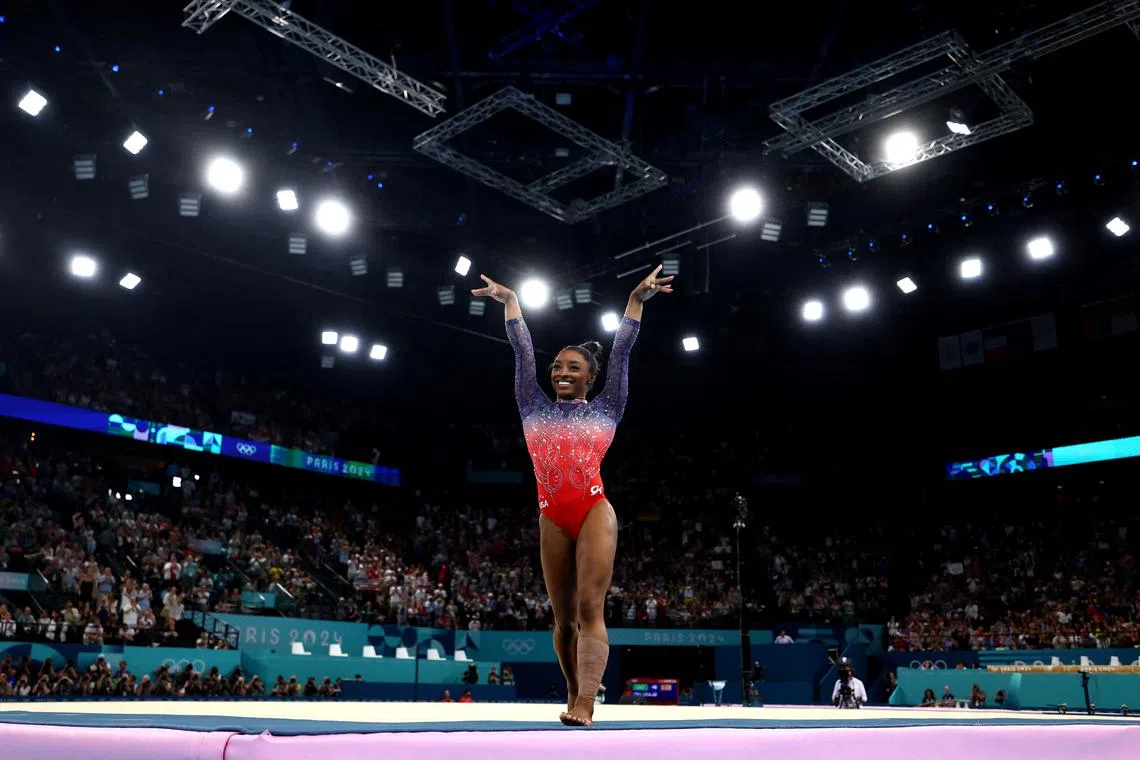 Silence is not golden: Biles describes 'odd' beam final in Paris | The ...