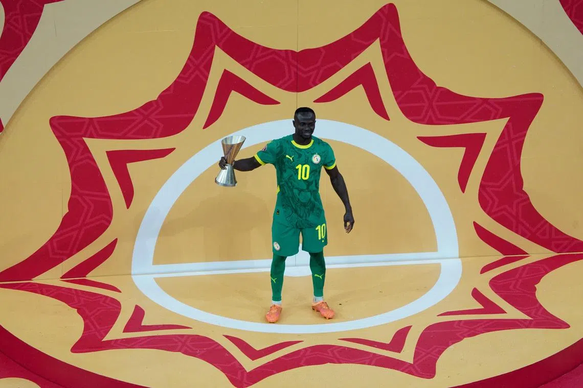 Mane leaves Cup of Nations stage at the top | The Straits Times