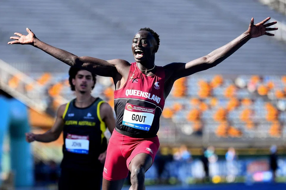 South Sudan-born schoolboy Gout betters 56-year-old Australian 200m record | The Straits Times