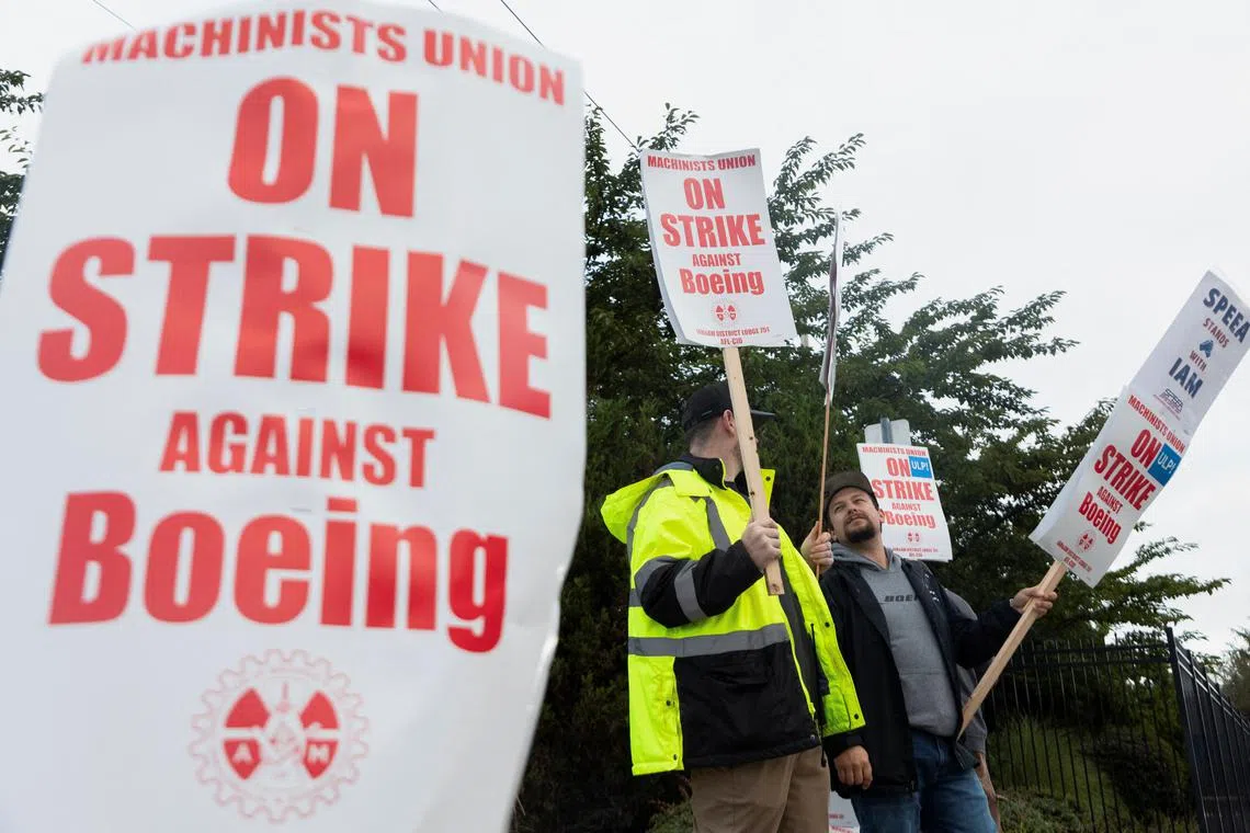 Boeing eager to return to union talks as strike shuts factories | The ...