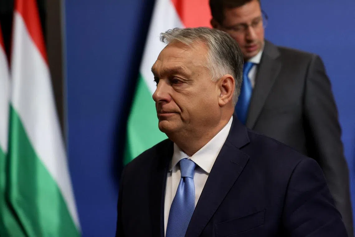 Hungarian PM Orban defends minister sanctioned by US | The Straits Times