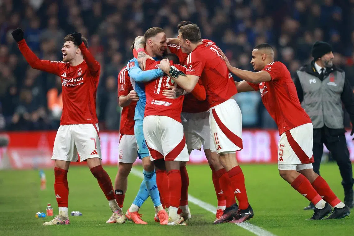 Nottingham Forest beat Ipswich on penalties to reach FA Cup quarter ...