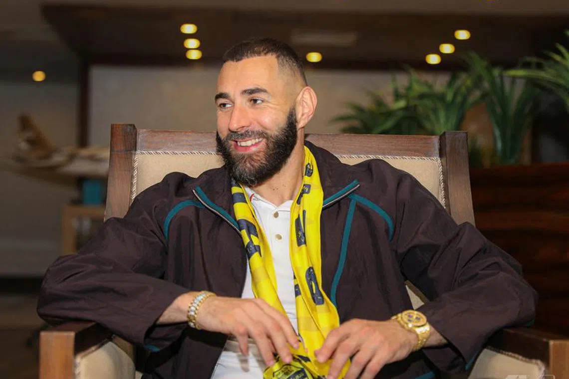Benzema tempted by Saudi Arabia's 'huge' football project | The Straits ...