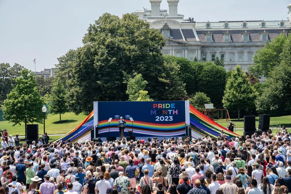 Bidens host White House Pride event as attacks on LGBTQ mount | The Straits Times