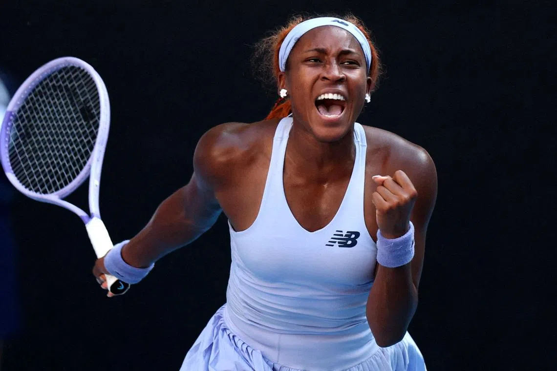 Gauff survives roller-coaster ride against Muchova to reach quarter ...