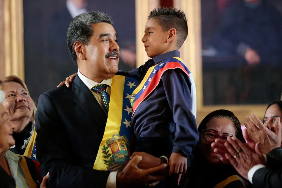 Venezuela's Maduro sworn in for third term as US raises reward for his ...
