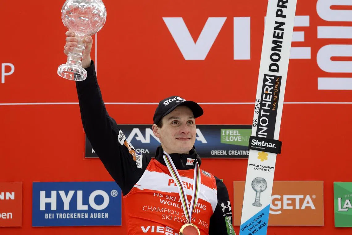 Ski jumping-Prevc breaks men's world record with 254.5-metre jump | The ...