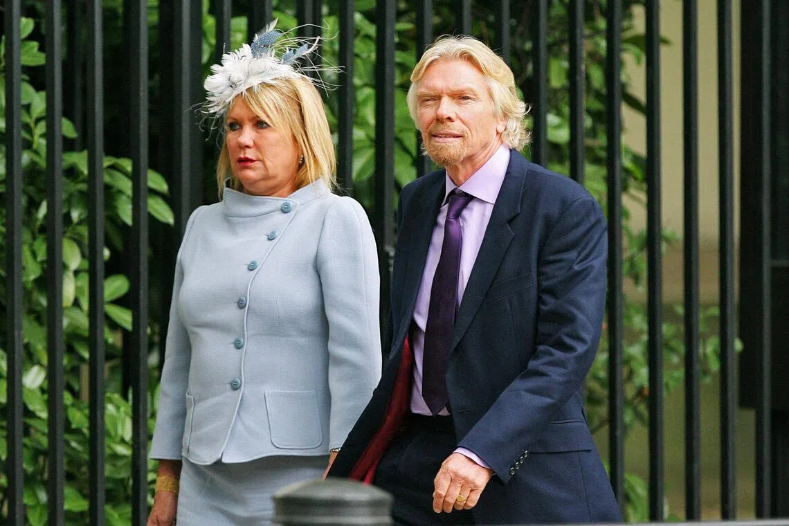 Billionaire Richard Branson ‘heartbroken’ as his wife dies, aged 80 | The Straits Times
