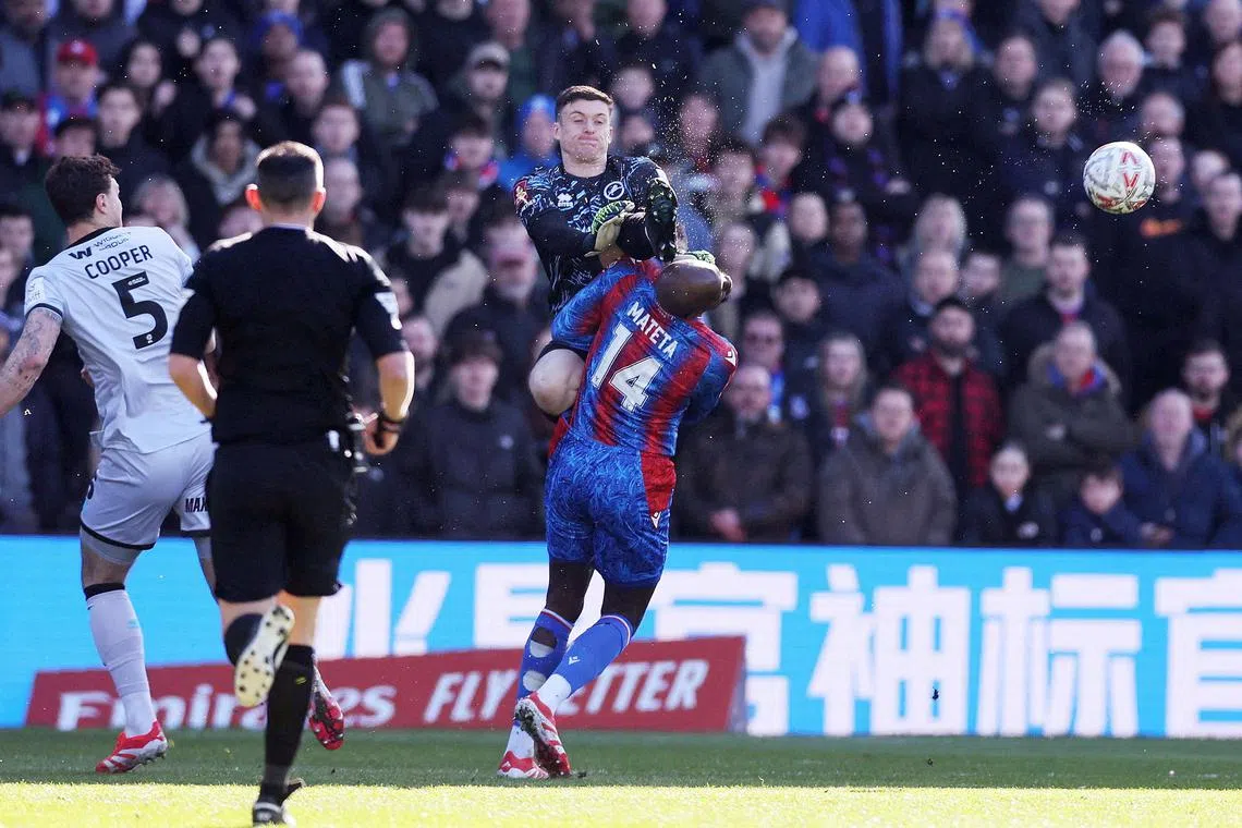 Crystal Palace’s Jean-Philippe Mateta in hospital after ‘reckless’ boot ...