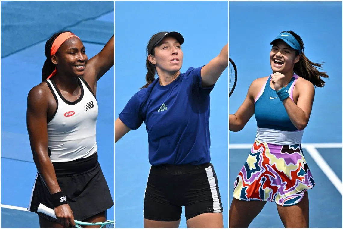 Tennis: Gauff sets up tasty encounter with Raducanu in second round at ...