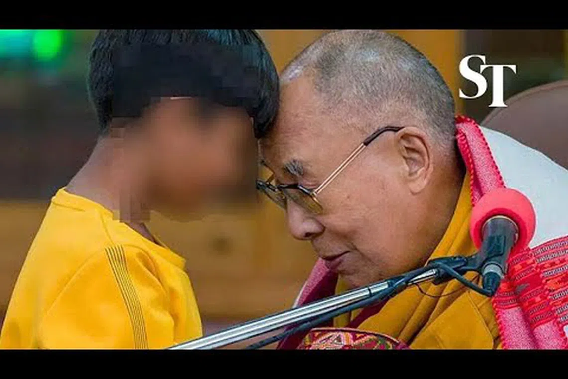 Dalai Lama apologises for asking boy to suck his tongue | The Straits Times