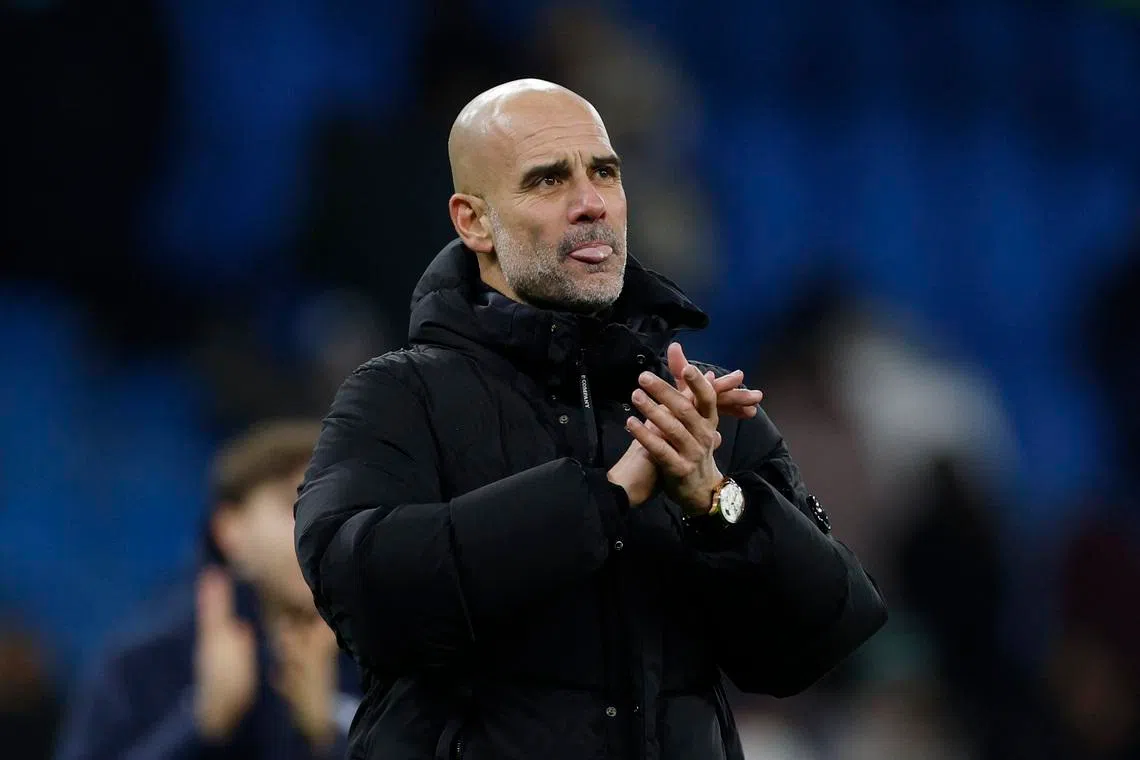 Man City's Guardiola wary of Newcastle's late goal threat | The Straits ...