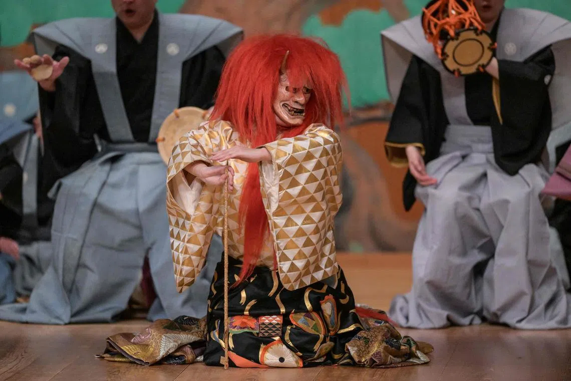 Women break into Japan’s ‘masculine’ Noh theatre | The Straits Times