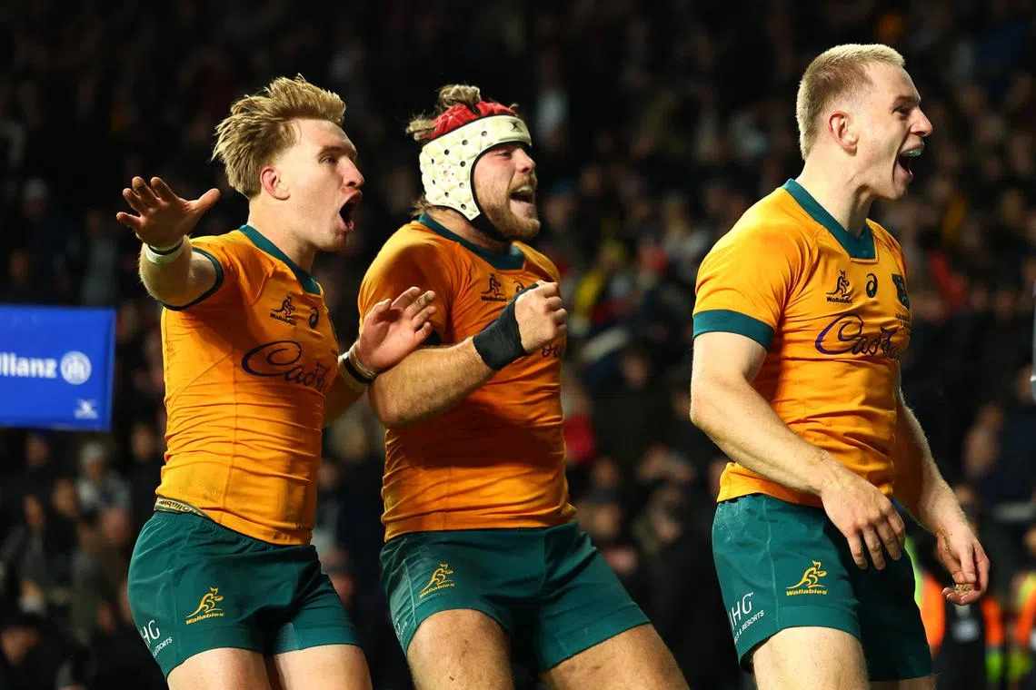 Max Jorgensen the hero as Australia edge England in Twickenham rugby ...