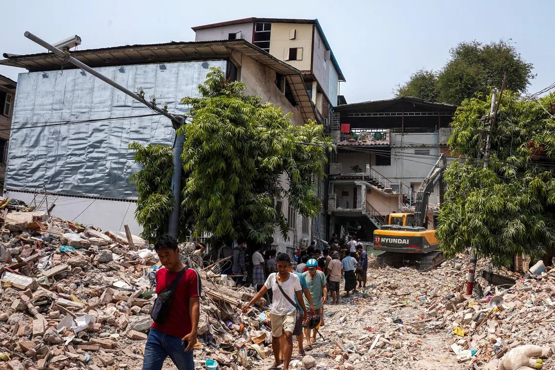 Myanmar quake death toll hits 1,700 as aid scramble intensifies | The ...