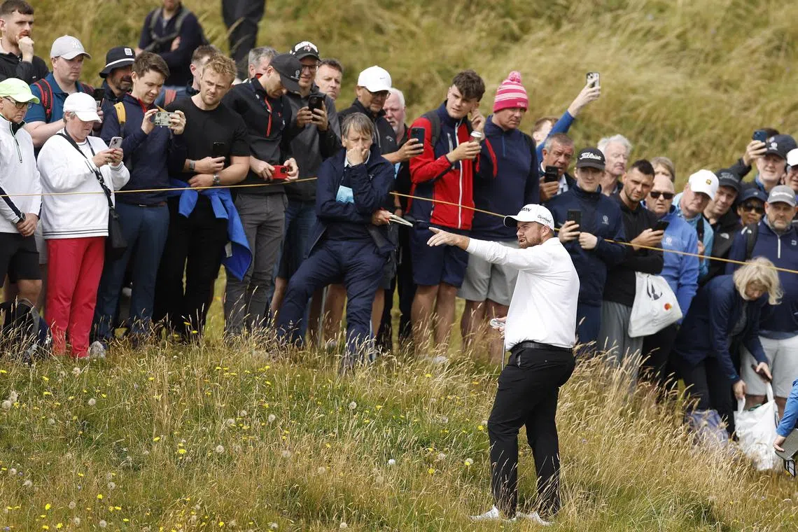 Shane Lowry takes British Open lead as Rory McIlroy, Tiger Woods miss ...