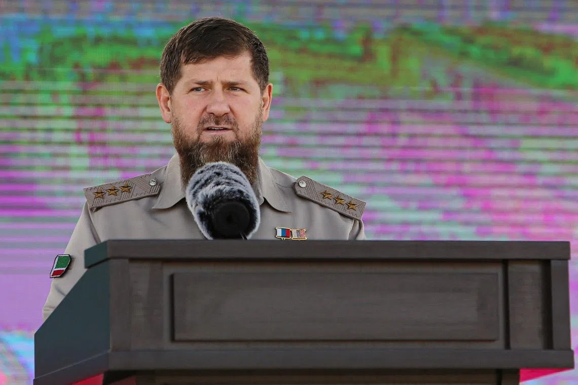 Chechen leader vows revenge after drone attack | The Straits Times