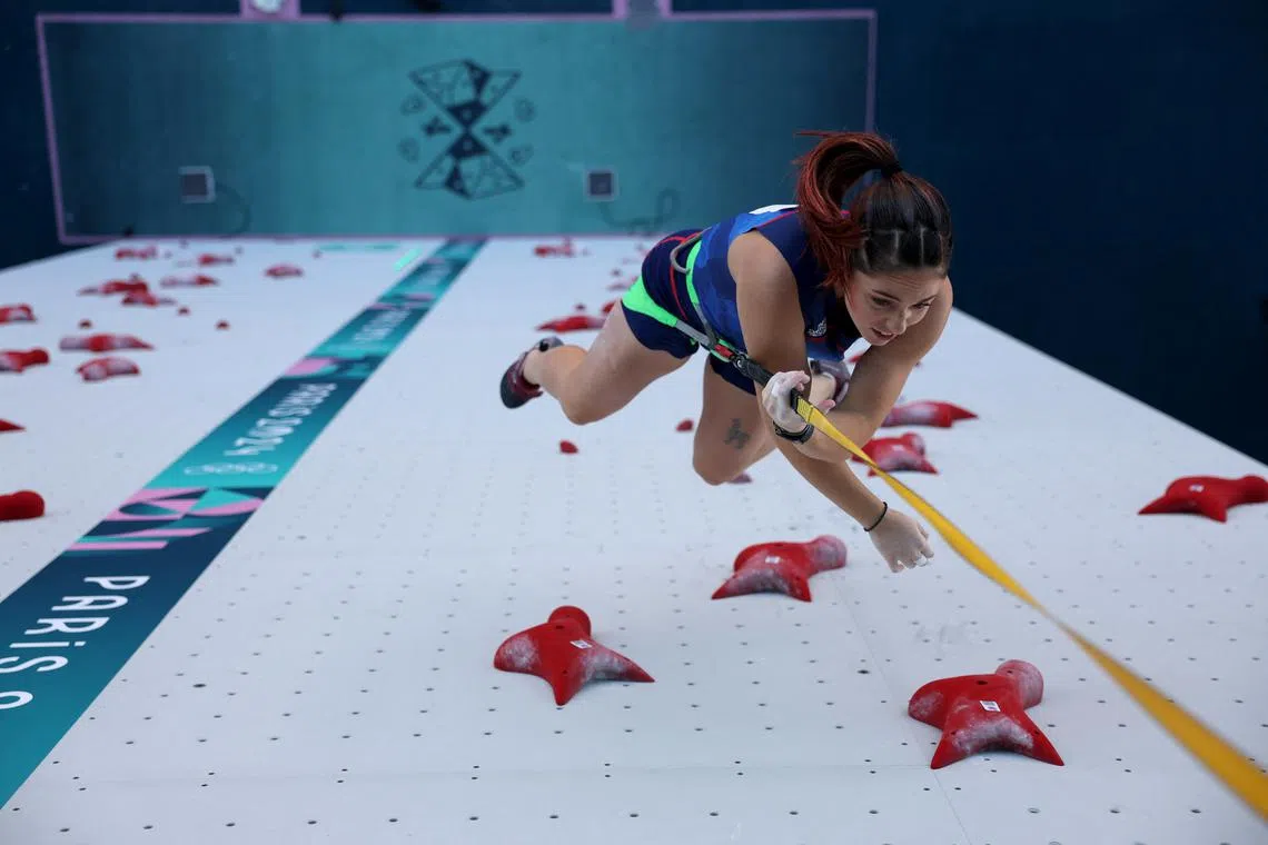 Born of a joke, speed-climbing route arrives on big stage with ...