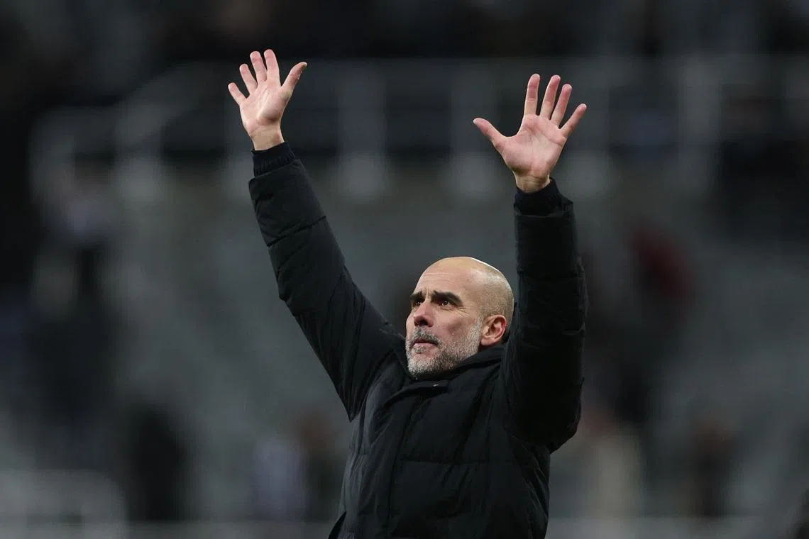 Man City's Guardiola wary of unpredictable United under new boss ...