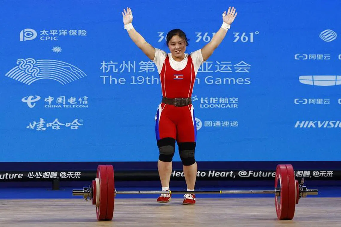 Games-North Korean weightlifter sets new world record in Hangzhou | The ...