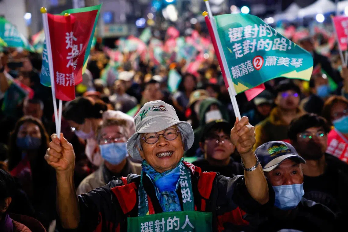 Taiwan ruling party DPP’s Lai Ching-te wins presidential election | The ...
