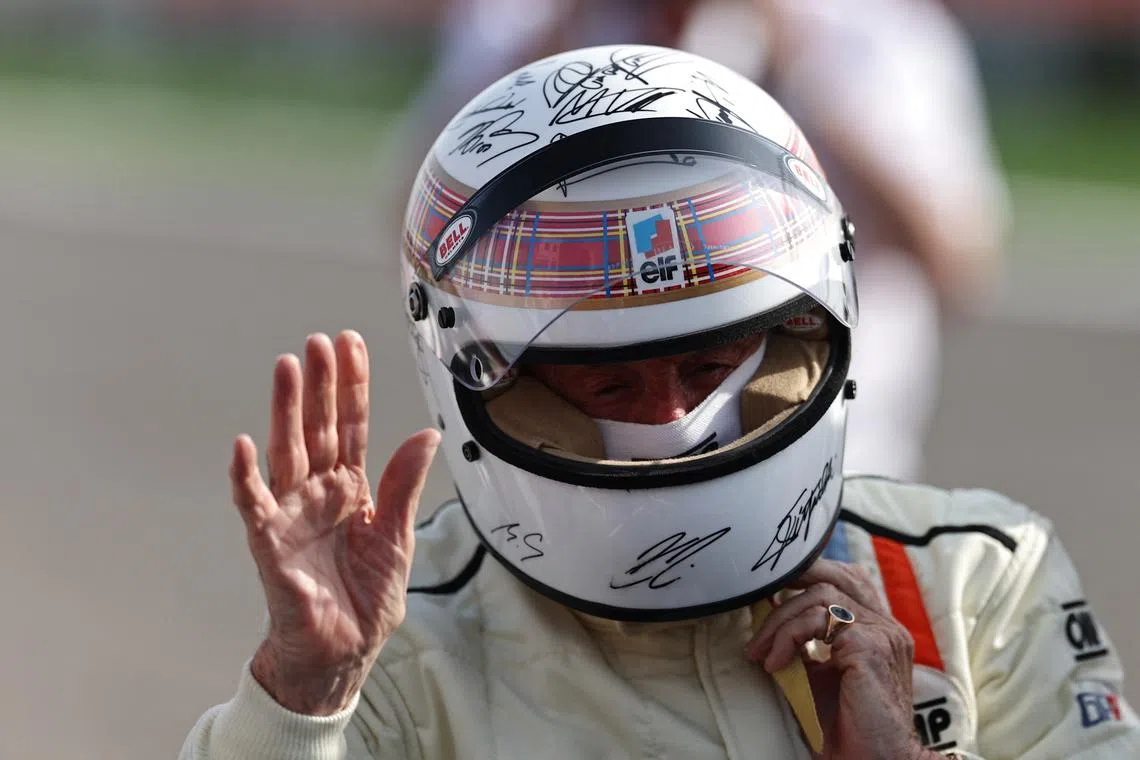 F1 great Jackie Stewart says he’s done his last lap at 85 | The Straits ...