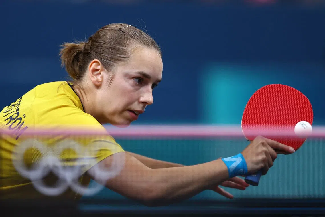 Table tennis-China's defending champion Chen overcomes Swedish rival ...