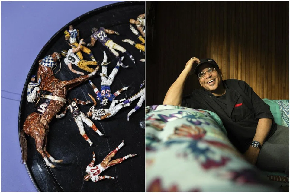 Visual-effects artist turns discarded gum wrappers into sculptures ...