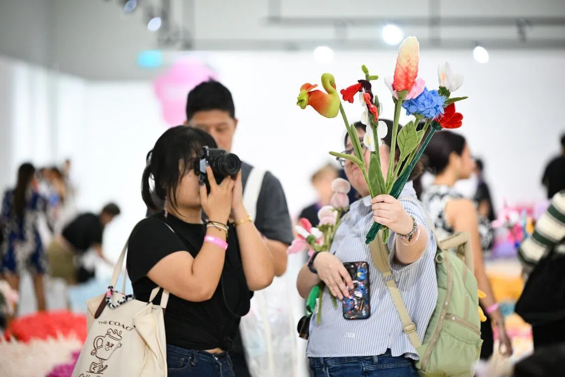 Flower Market art installation makes S-E Asia premiere in Singapore ...