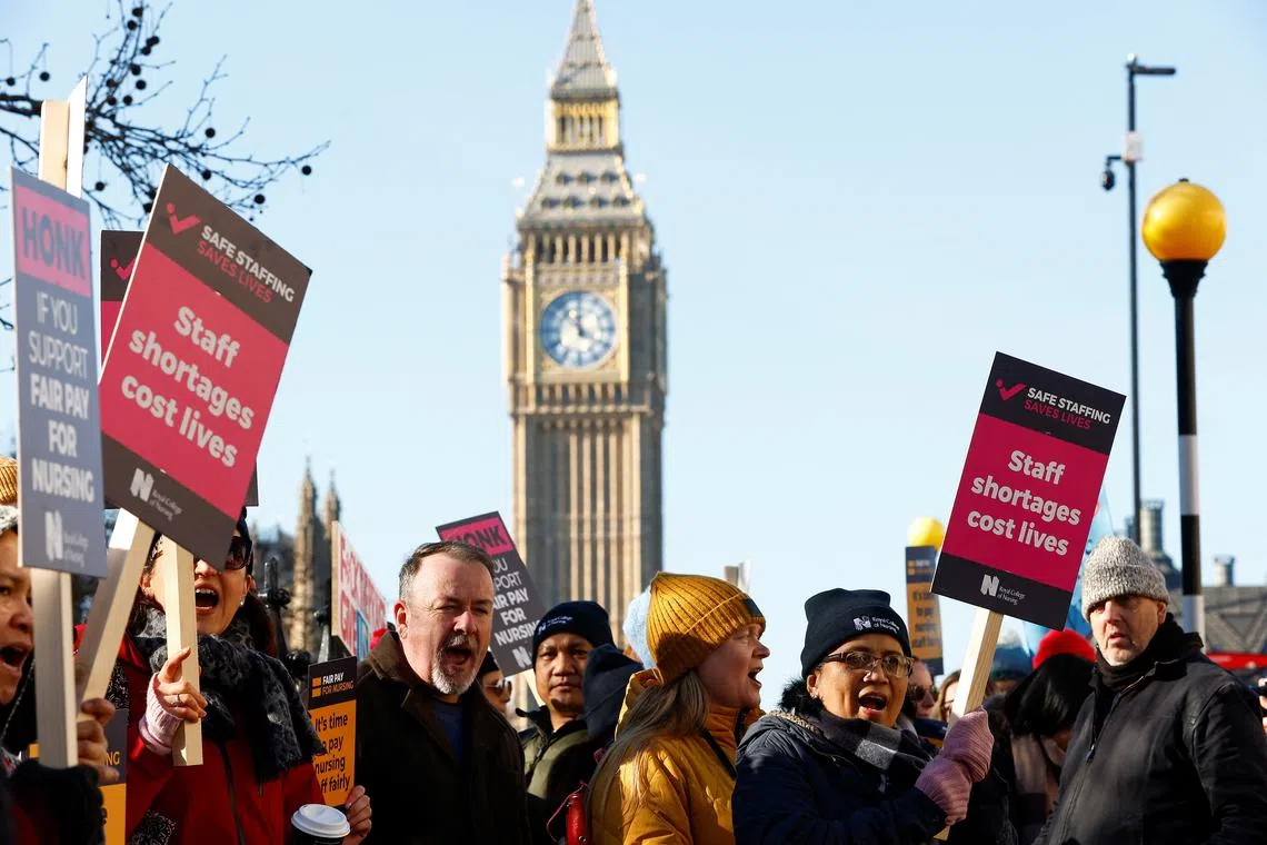 British workers stage largest strike in history of health service | The ...
