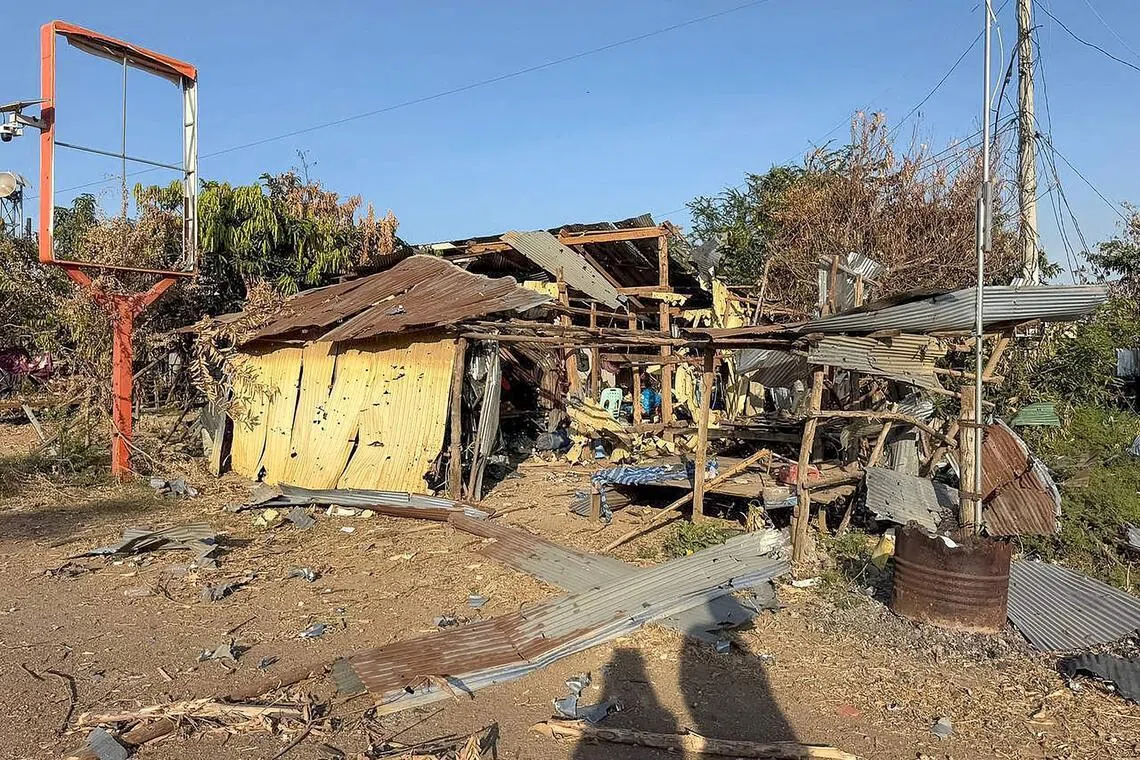 Thai forces razed Cambodian homes on border: Rights group | The Straits ...