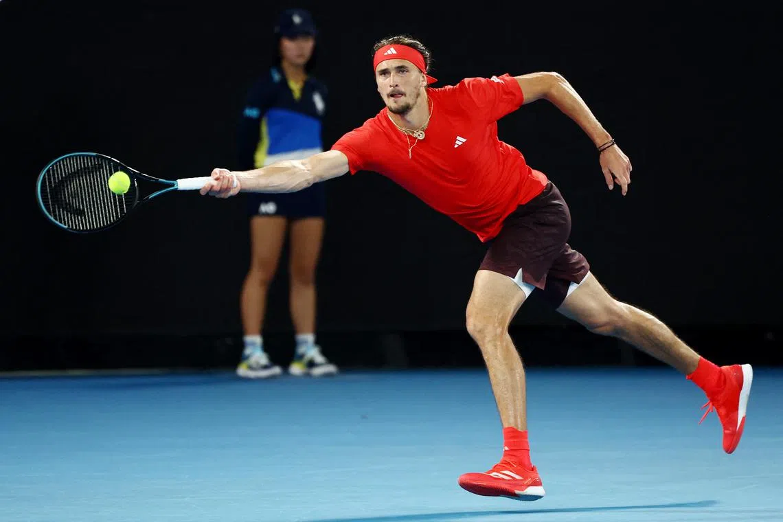 Zverev eases past Pouille into Australian Open second round | The Straits Times