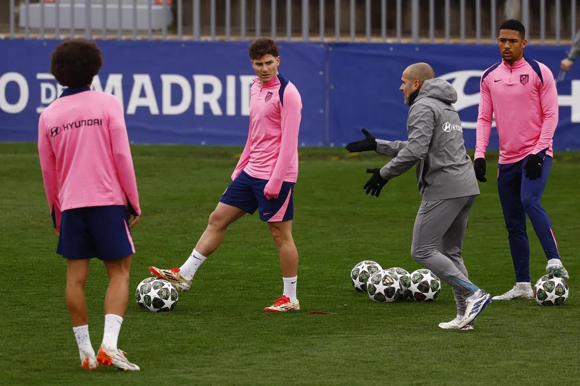 Simeone's Atletico aim to defy history in Champions League meeting with ...