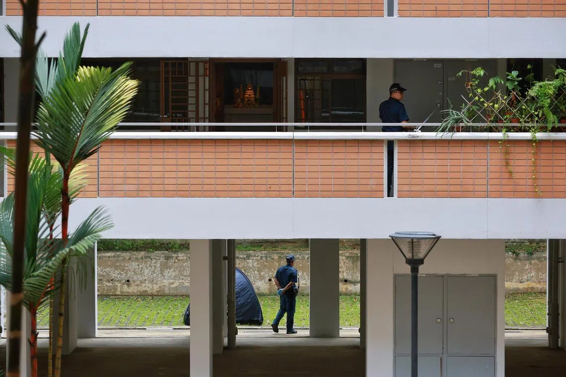 Baby’s body found at foot of Hougang Ave 1 block; woman, 18, aiding ...