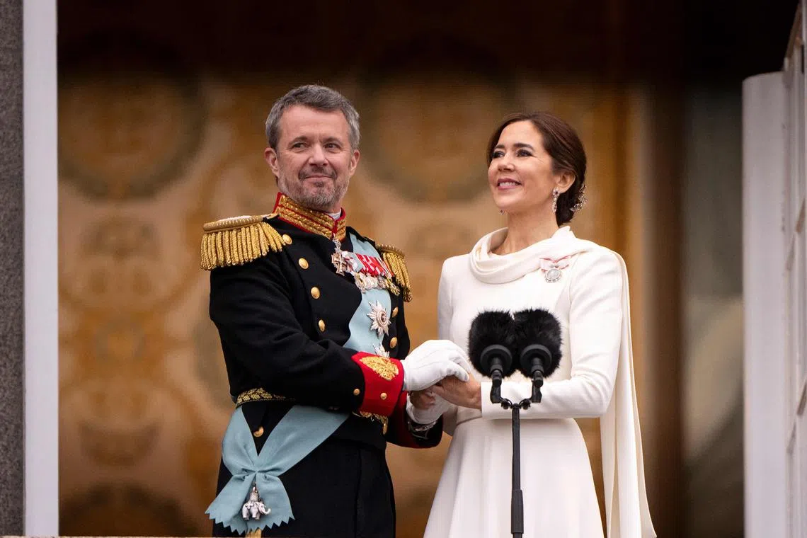 Denmark’s King Frederik X appears before huge crowds after taking ...