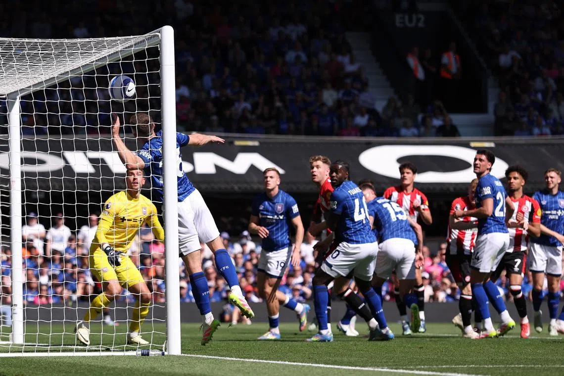 Schade on target as Brentford boost European hopes with win at Ipswich ...