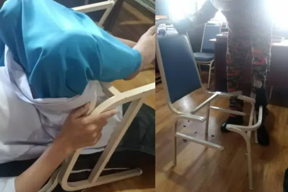 Student gets stuck in chair at Sabah school, rescuers forced to use ...