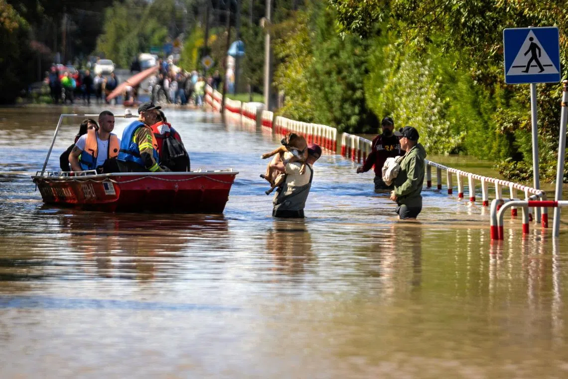Floods claim more lives as torrential rain pounds central Europe | The Straits Times