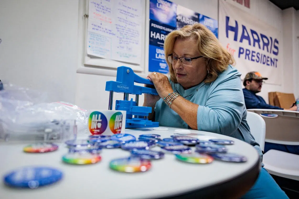 Trump and Harris fight for Pennsylvania county known for picking ...