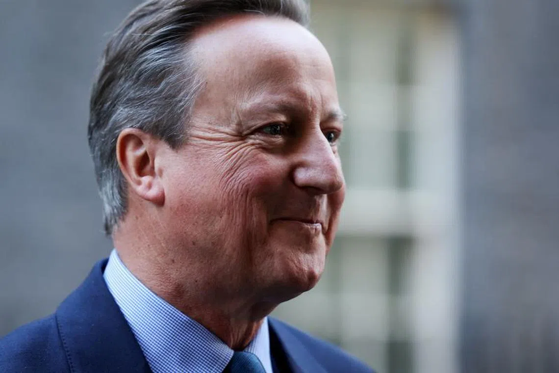 David Cameron, former PM and now Britain's new foreign minister | The ...