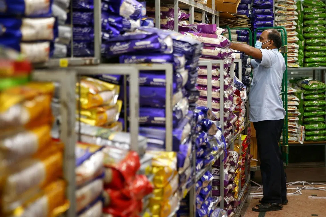 Singapore, Asia face food inflation risks as price of rice soars to 15 ...