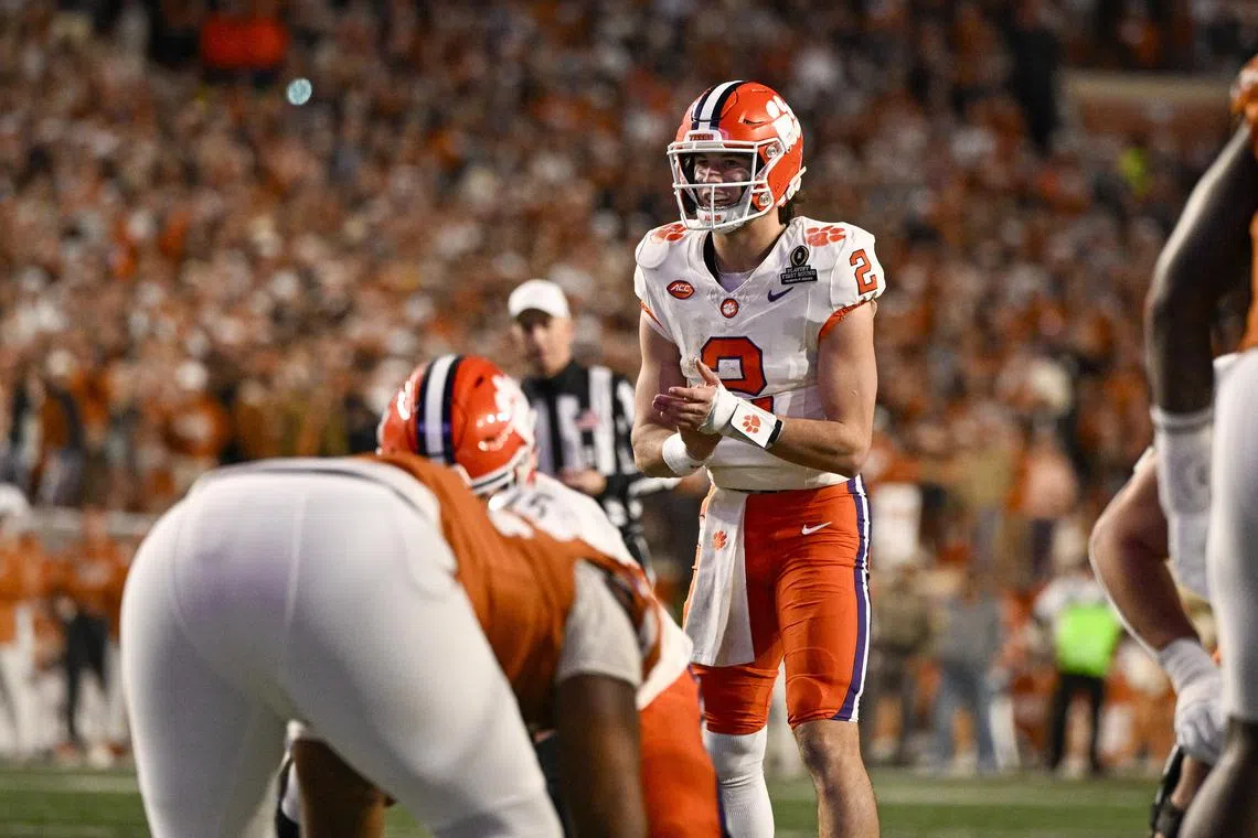 Clemson QB Cade Klubnik to return: 'Story isn't over' | The Straits Times