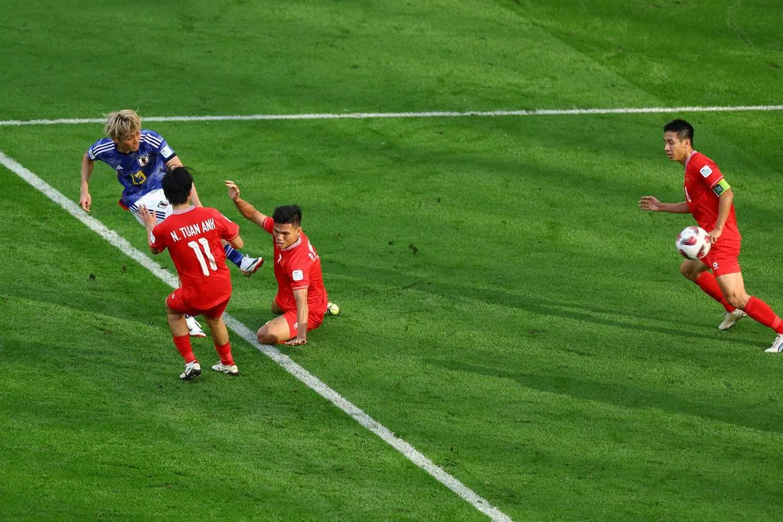 Japan beat Vietnam in six-goal thriller at Asian Cup | The Straits Times