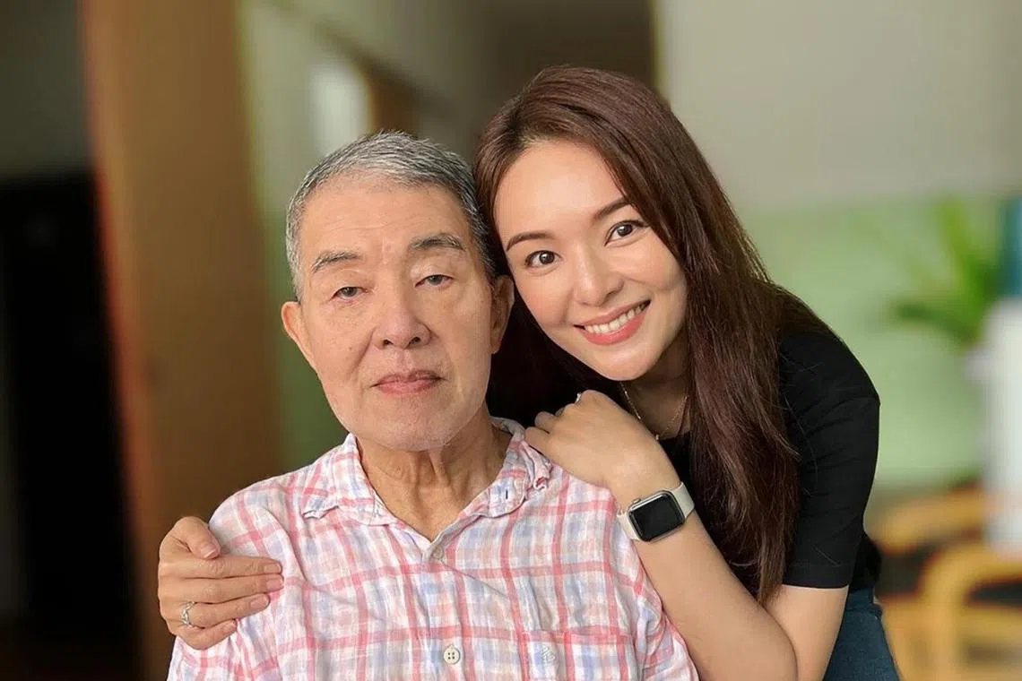 Actress Apple Hong grappled with decision to send her late father to ...
